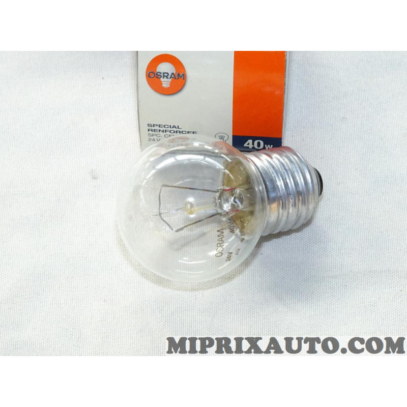 Ampoule renforcée E27 24V 40W Osram Volkswagen Audi Skoda Seat original ...